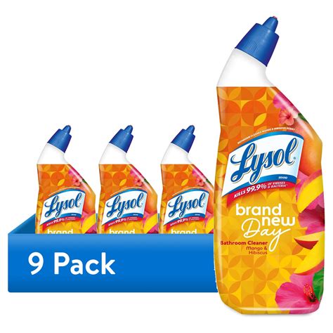 9 Pack Lysol® Toilet Bowl Cleaner Gel For Cleaning And Disinfecting