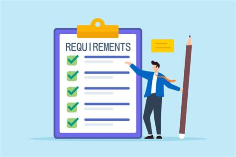 Requirements Checklist Clip Art 370 Requirements List Stock