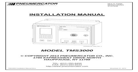 pdf tms3000 installation manual docs