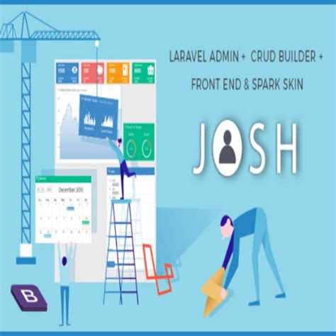 Jual Josh Template Admin Laravel Front End Crud Shopee Indonesia