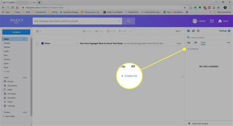 How To Create A Mailing List In Yahoo Mail