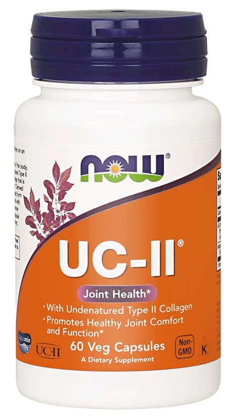 UC-II® – kolagen typu II – 60 kapsułek wegetariańskich – NOW