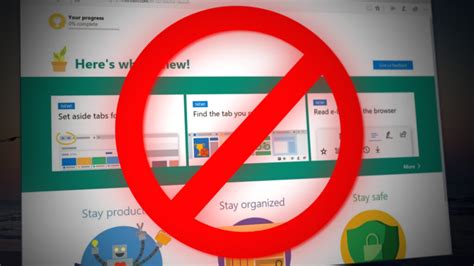 how to disable first run experience in microsoft edge chromium
