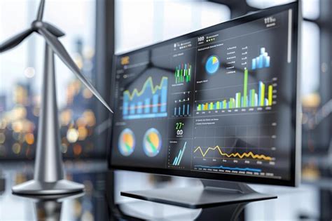 Wind Turbine Data Analytics Dashboard Realtime Metrics And Graphs For Renewable Energy