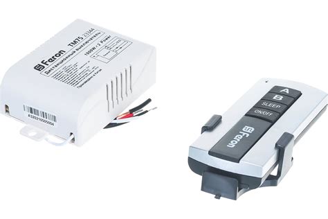 Дистанционный выключатель FERON TM75 230V 1000W 2-х канальный 30м с ...