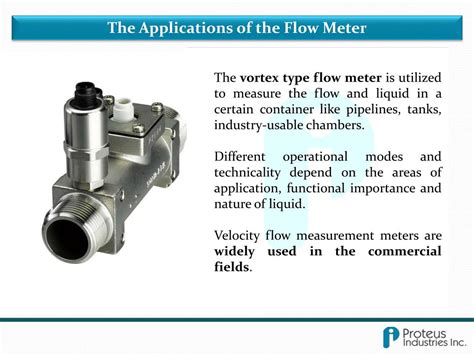PPT Vortex Type Flow Meter For Industry Proteus Industries PowerPoint Presentation ID