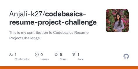 github anjali k27 codebasics resume project challenge this is my