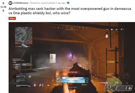 Bị củ hành trong Warzone game thủ tung chiêu trừ khử hacker chỉ với 1 tấm khiên