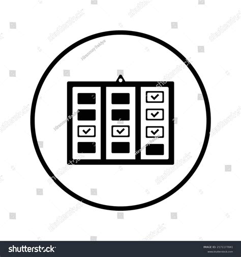 Agile Board Scrum Icon Black Vector Stock Vector Royalty Free 2171177841 Shutterstock