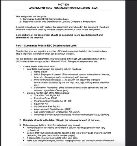 Solved This Assignment Has Two Parts 1 Summarize Federal