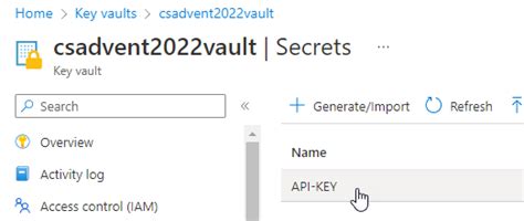 C Advent 2022 Utilize Secrets In Your C Mvc Projects