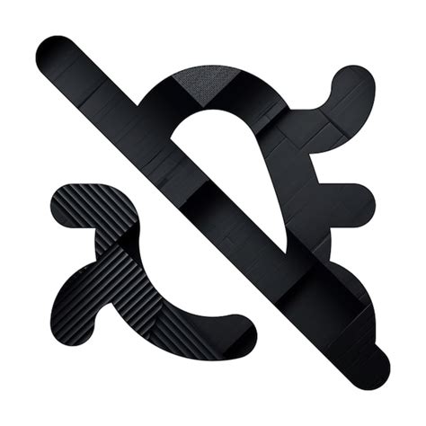 Bug Slash Icon Dark Black Square Tech Texture Premium Ai Generated Image