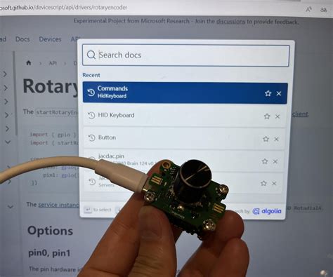rotary button in devicescript 4 steps with pictures instructables