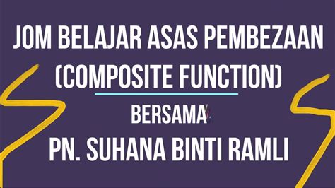 Basic Of Differentiation Part 2 Composite Function Youtube