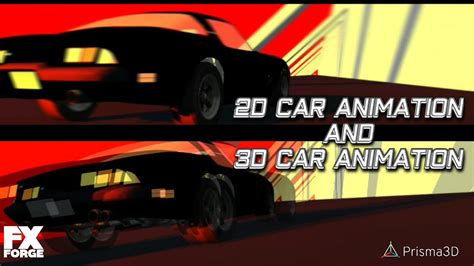 2d car animation and 3d effect car animation /TUTORIAL COMING SOON.../FX FORGE - YouTube