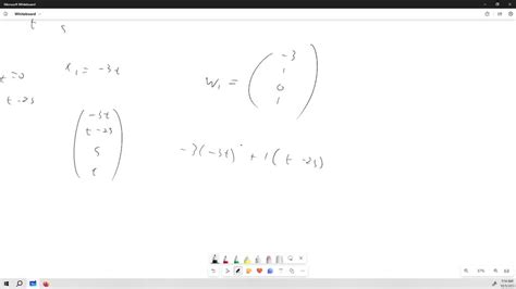 Let W Be The Subspace Of 𝐑 4 Orthogonal To U1 1 1 2 2 And U2 0 1 2 1 Find A An