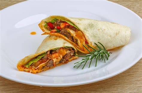 Premium Photo Wrap Tortilla