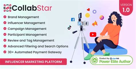 Collabstar Influencer Marketing Platform Php Script Bliter Gpl
