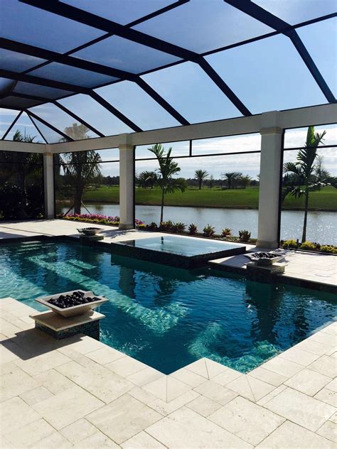 Shellstone Pool Deck Beautiful Masterpiece In Palm Coast Custom