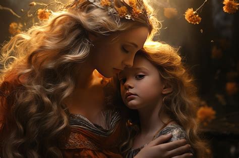 Refreshing Mother Daughter Together Generate Ai Premium Ai Generated