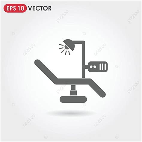 Dentists Chair Single Vector Icon Healthcare Instrument Tool Vector