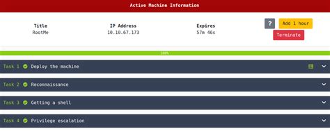 Rootme Tryhackme Writeup D C4ptain