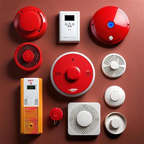 Household Fire Alarms With Smoke Detector And Quick Emergency Response