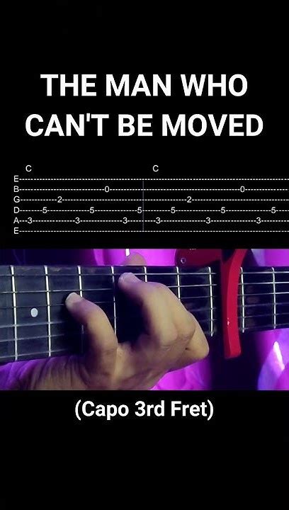 The Script The Man Who Cant Be Moved Easy Tabs Guitar Guitar