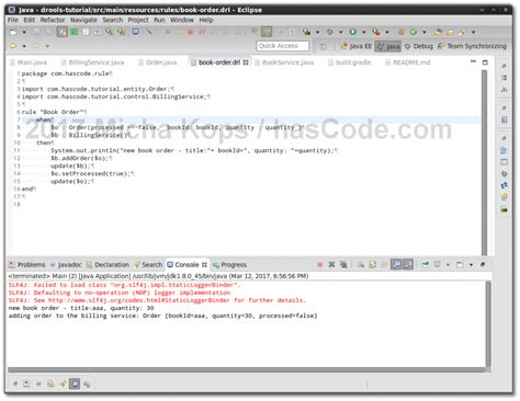 Snippet Integrating The Drools Business Rules Management System In 5 Minutes Micha Kops Tech