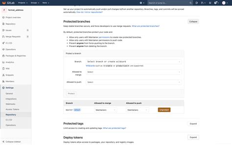 解决gitlab不能向master分支push、merge的问题gitlab Maintainer不能push Csdn博客