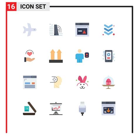 User Interface Pack Of 16 Basic Flat Colors Of Care Keyboard Internet