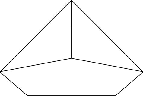 How To Draw A Pentagonal Pyramid