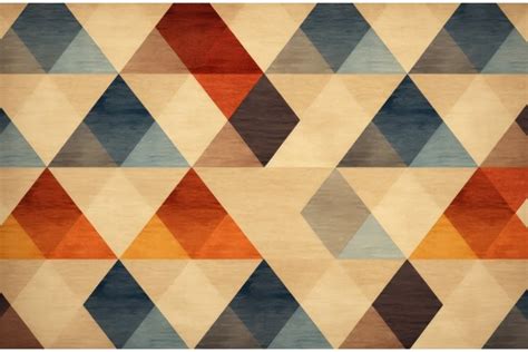 Bold Geometric Pattern Linen Generate Ai