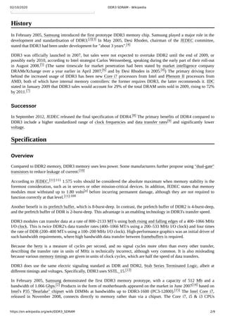 DDR3 SDRAM Notes PDF