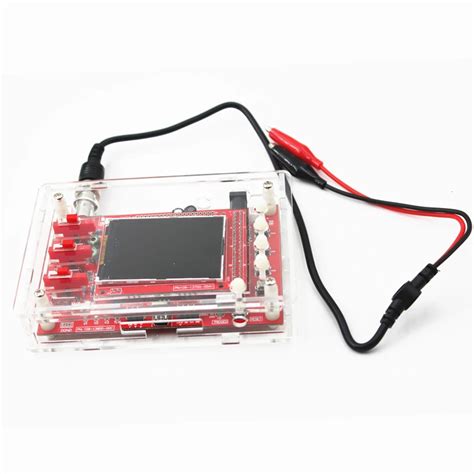 DSO Portable TFT Digital Oscilloscope DIY Kit W Acrylic Case US Plug Adapter For