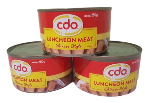 Cdo Chinese Style Luncheon Meat Pack Of 3 Cans X 350 Grams Lazada Ph