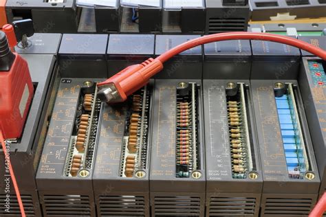 Plc Input And Output Cards Automation Of Production Processes