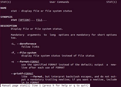 linux常用命令50——stat显示文件的状态信息 stat命令 csdn博客