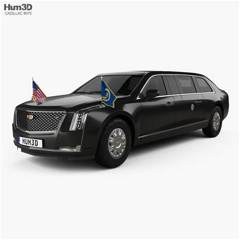 Cadillac Us Presidential State Car 2023 3d Model Download Sedan On