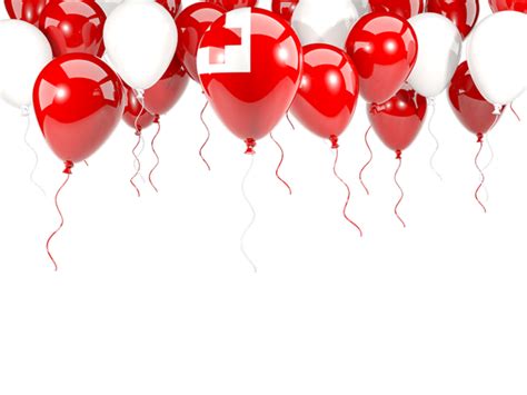 Balloon Frame With Flag Illustration Of Flag Of Tonga