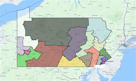 Pa Representative District Map
