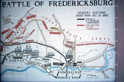 Battle Of Fredericksburg Infantry Positions 1860s Photo
