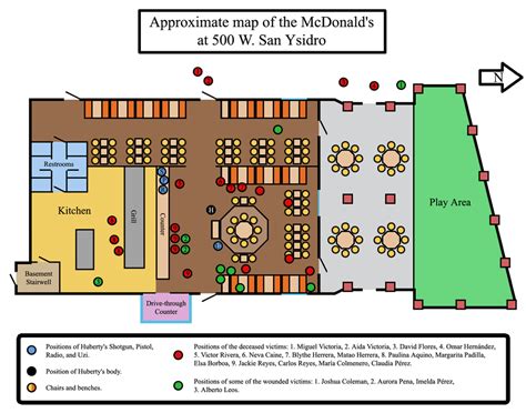 An Infographic Showing The Locations Of The Victims Of The 1984 San