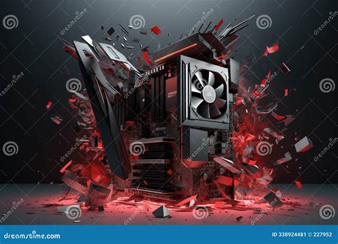 Cpu Motherboard Central Computer Processor Quantum Concept 3d