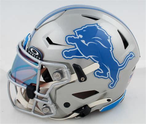 Sam Laporta Signed Lions Full Size Authentic On Field Speed Flex Helmet