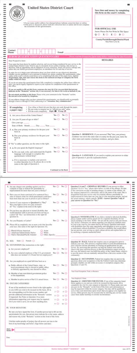 Jury Information Northern District Of Mississippi United States