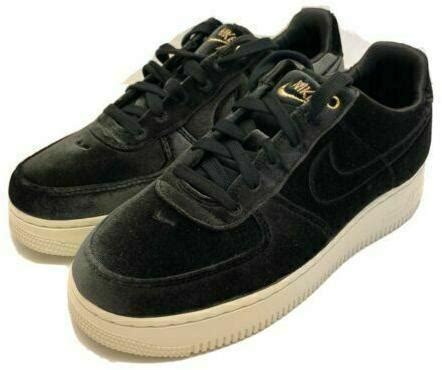 Nike Air Force 1 07 Premium Low Black Velour For Sale Authenticity