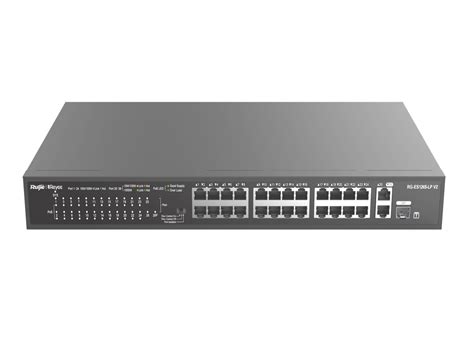 Switch Mạng Ruijie 16 Cồng Poe 2 Cổng 1gb Uplink Rg Es126s Lp