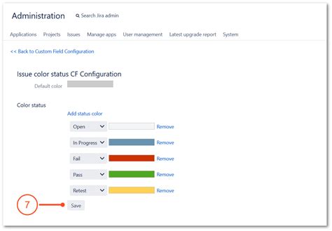 Testflo Issue Color Status