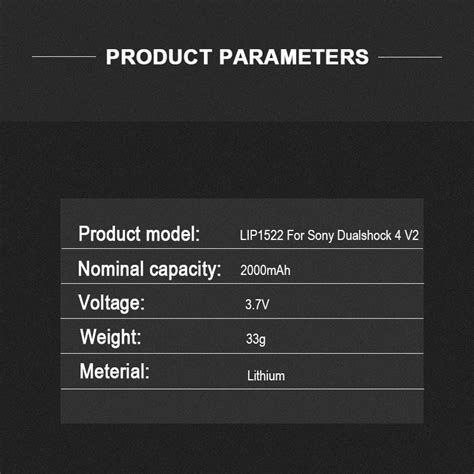 1-10Pcs LIP1522 3.7V 2000Mah Oplaadbare Batterij V... – Grandado